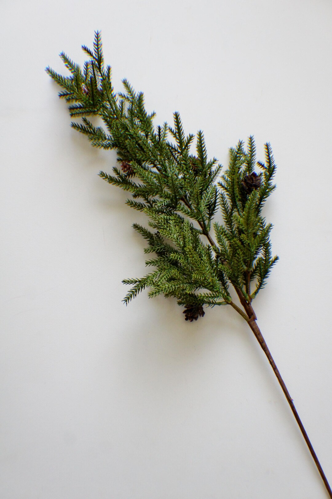 20" Pine Spray Fresh Touch Artificial Pine Spray, Spruce Pine Stem ...