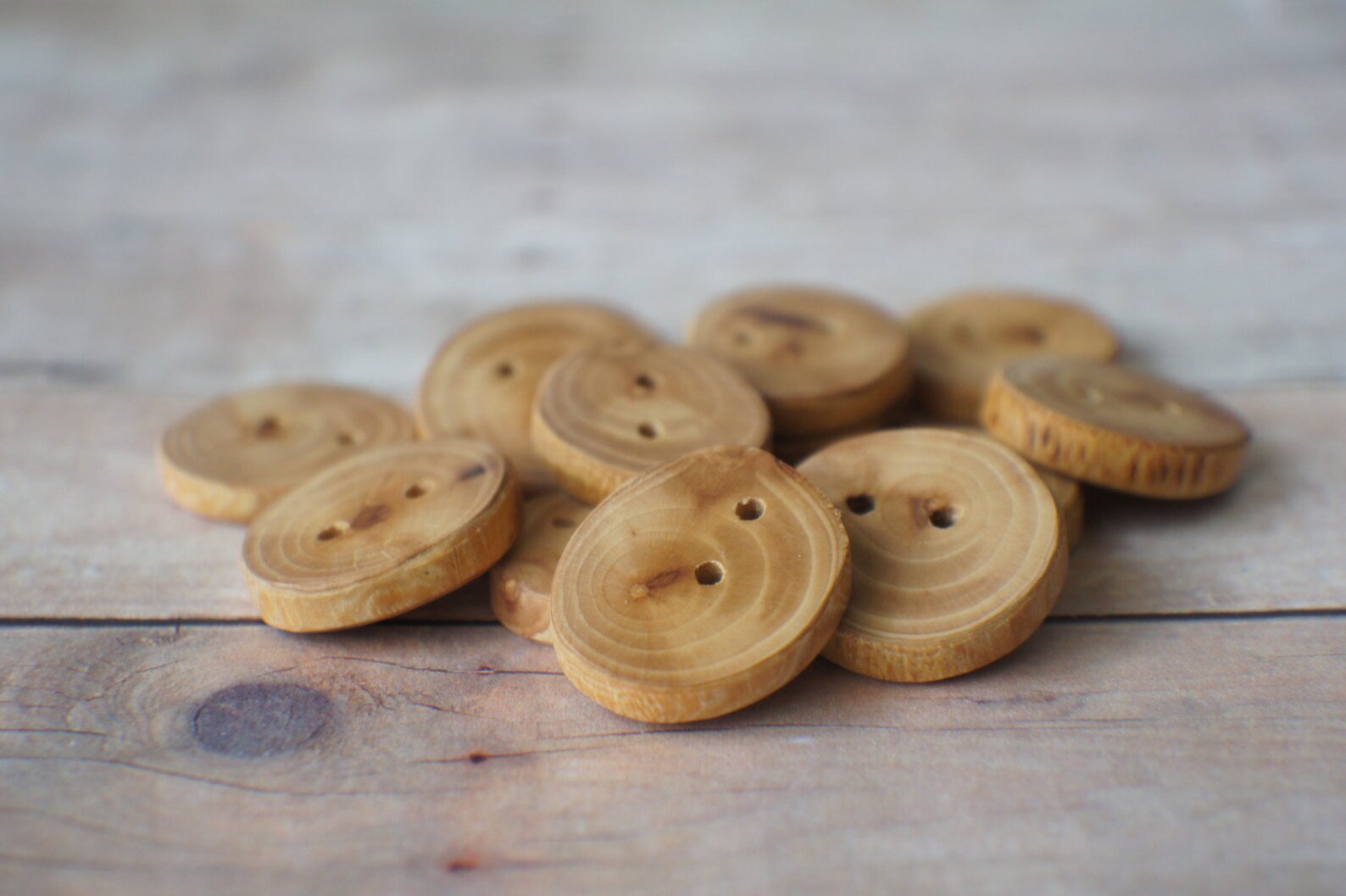 Wooden Button Wood Large Button Roung Wood Button Knitting - Etsy