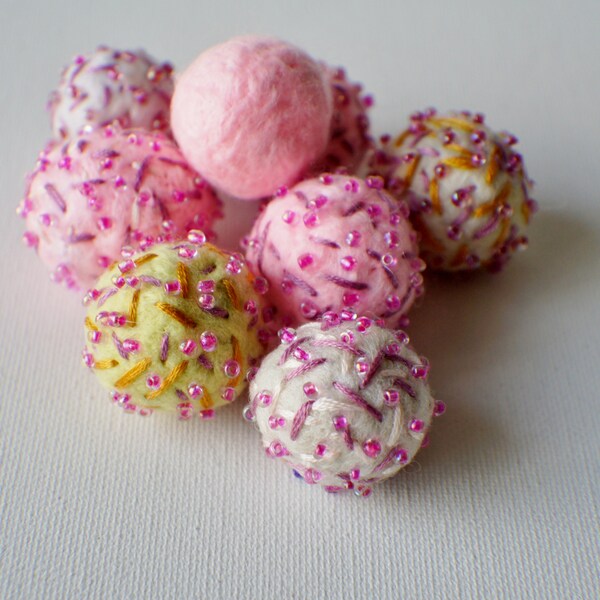 Wool Beads - Etsy