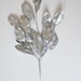 Silver Magnolia Spray, Silver Floral Spray Metallic Shiny Leaf Spray ...