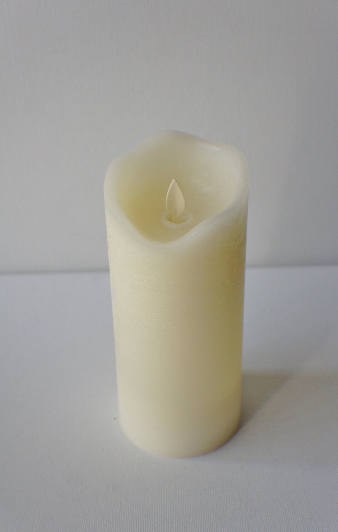 Ivory LED Pillar Candle: Moving Flame, Different Heights - Etsy
