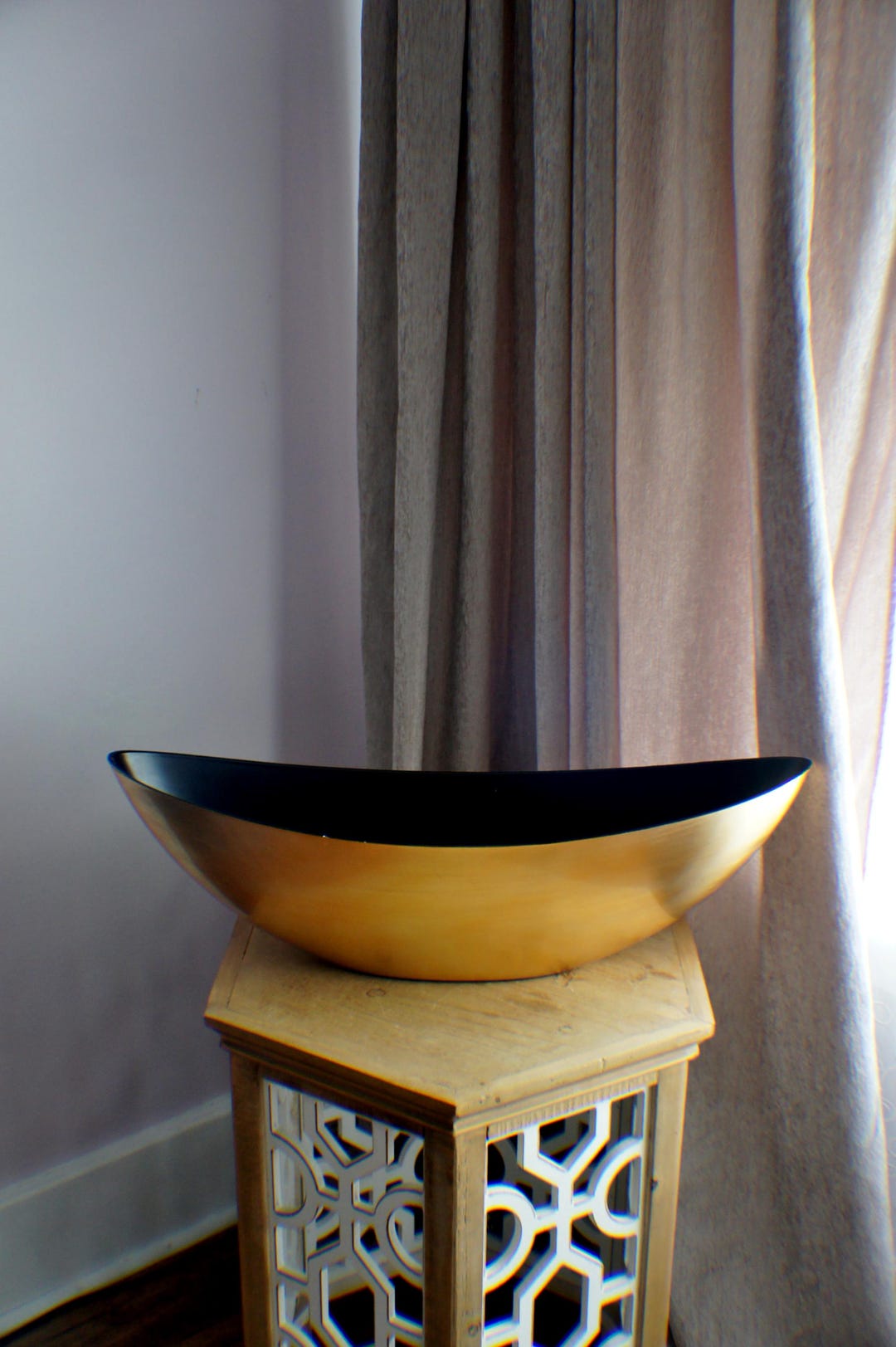Extra Large Metal Finish Indoor Vase, Golden Vase, Housewarming Home ...