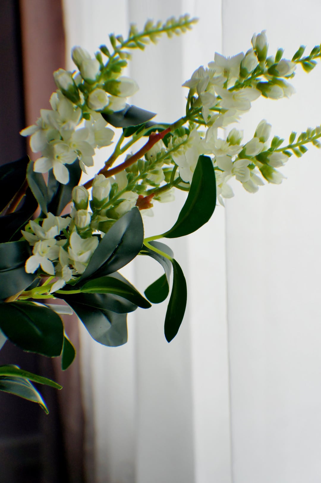 White Astilbe Stem, Artificial Flower Stem, Orchids Stems, Faux Flowers ...
