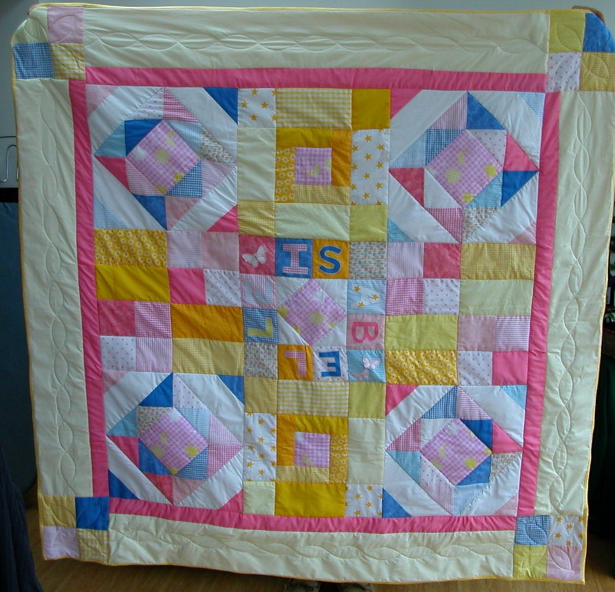 Quartered Square Block PDF PATTERN Super Easy 16 Inch Quilt Block ...