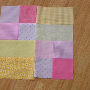 Quartered Square Block PDF PATTERN Super Easy 16 Inch Quilt Block ...