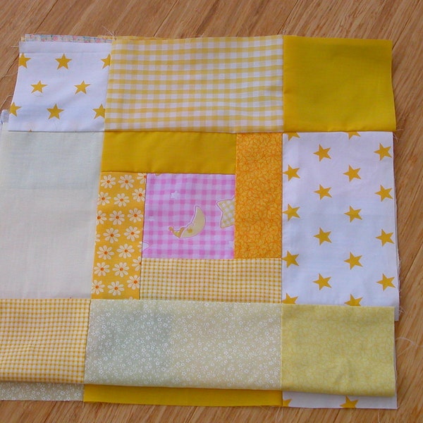 Quartered Square Block PDF PATTERN Super Easy 16 Inch Quilt Block ...