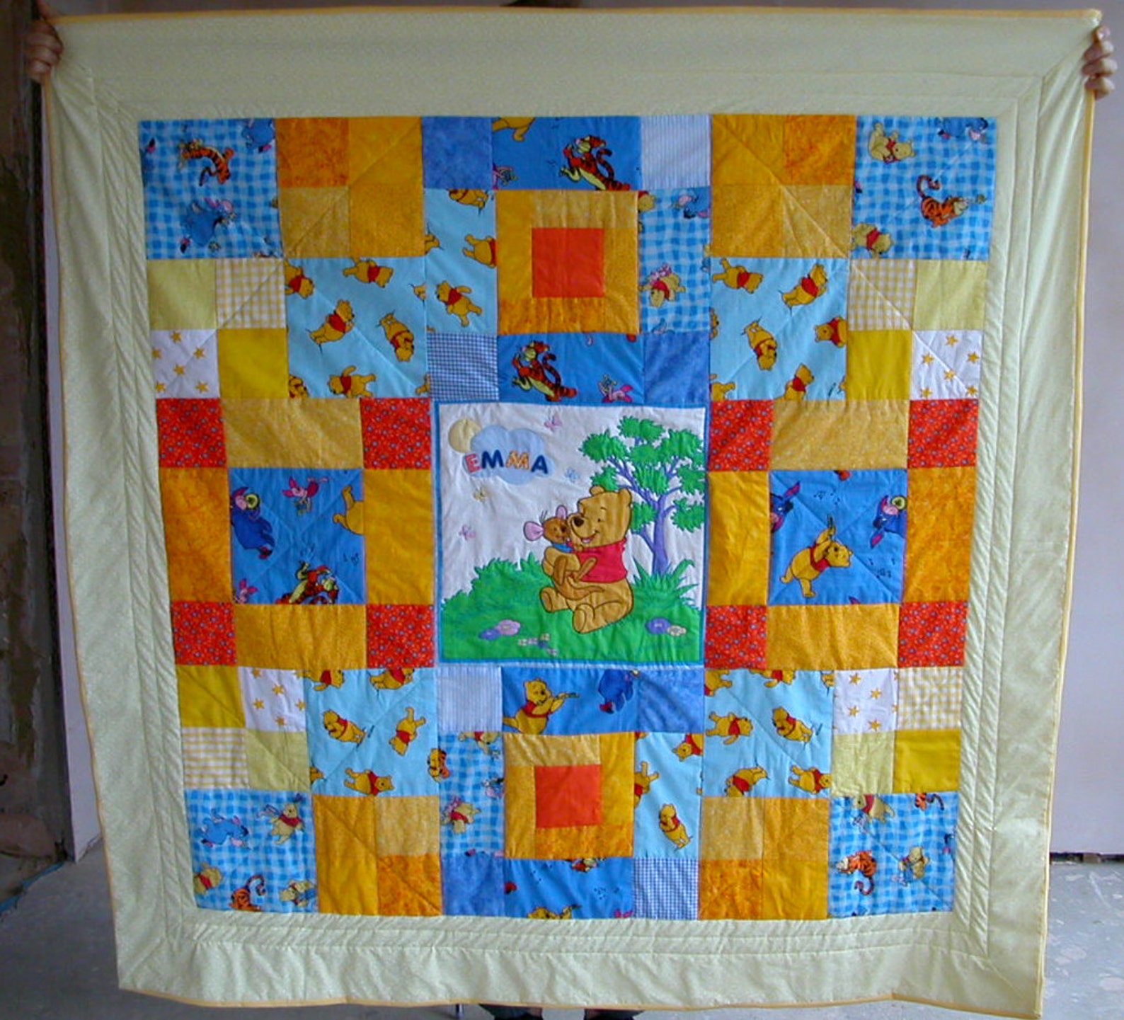 Quartered Square Block PDF PATTERN Super Easy 16 Inch Quilt Block ...
