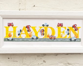 Police name plate | Etsy