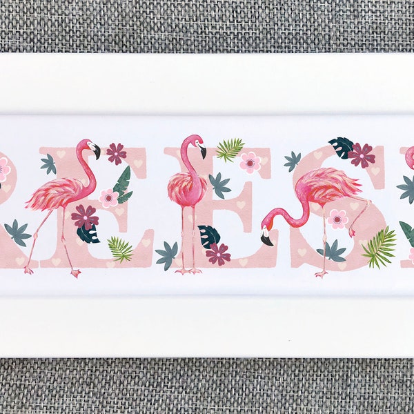 Tropical Name Sign - Etsy