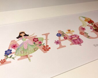 Name Picture Frame - Etsy