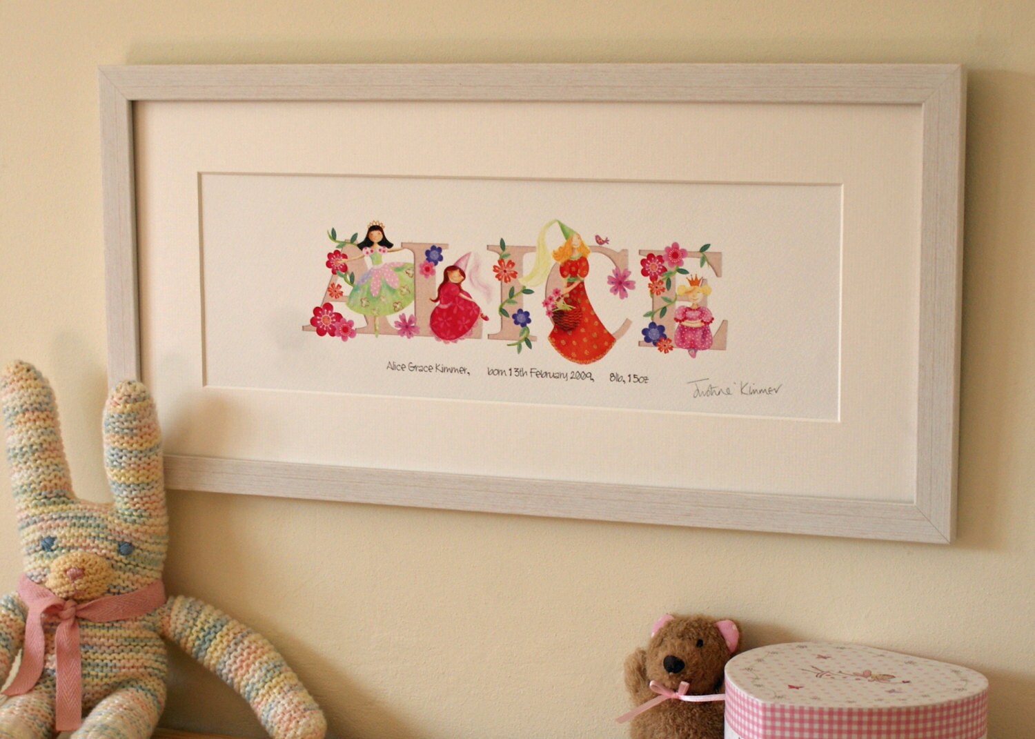 Tennis Illustrated Name Print