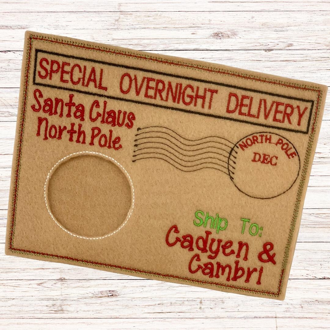 Elf Envelope - Personalized - Elf Accessory - Elf Mail - Christmas ...