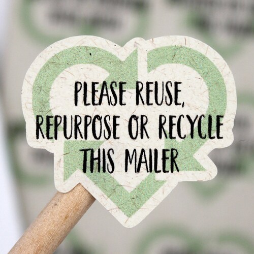 Please Reuse Repurpose or Recycle This Mailer Box Recycle - Etsy