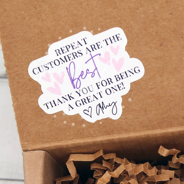 Customer Stickers - Etsy