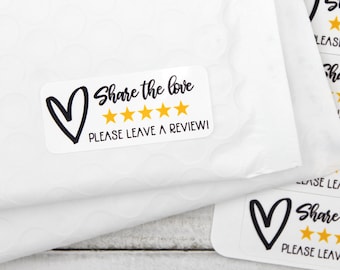 Leave a Review Card | Etsy