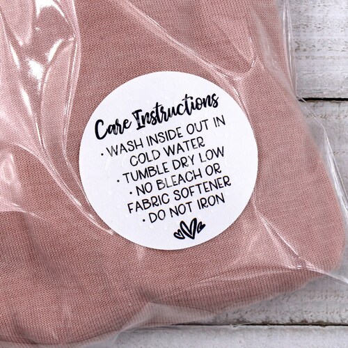 Washing Instructions SVG 2 Designs Resizable T-shirt Care - Etsy