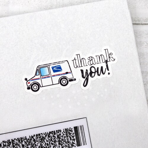 Rainbow Happy Mail Sticker Sheet Etsy Sticker Thank You - Etsy