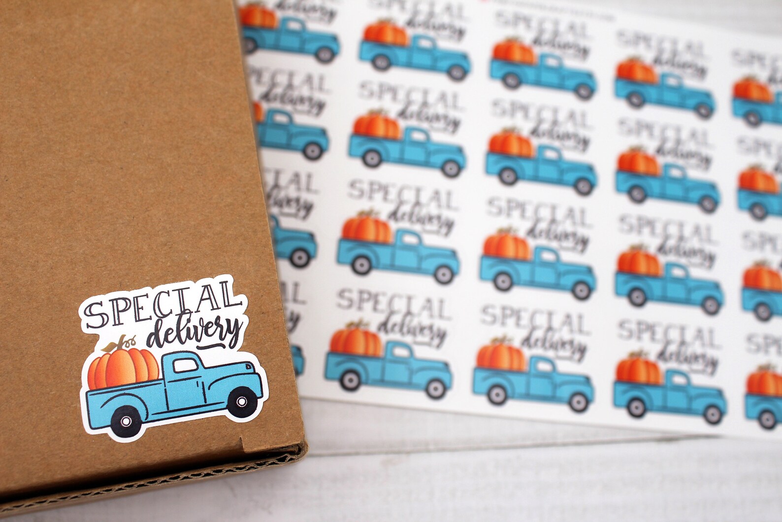 Fall & Halloween Sticker Bundle, Happy Mail Sticker Set, Thank You ...