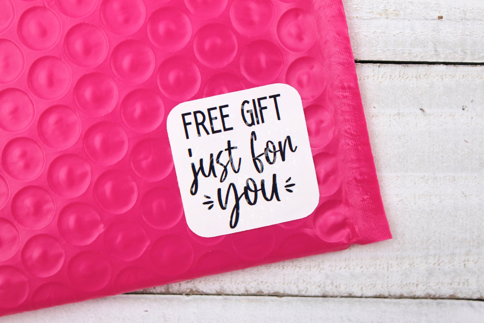 Free Gift Just for You Stickers, Freebie Sticker, Giveaway Winner ...