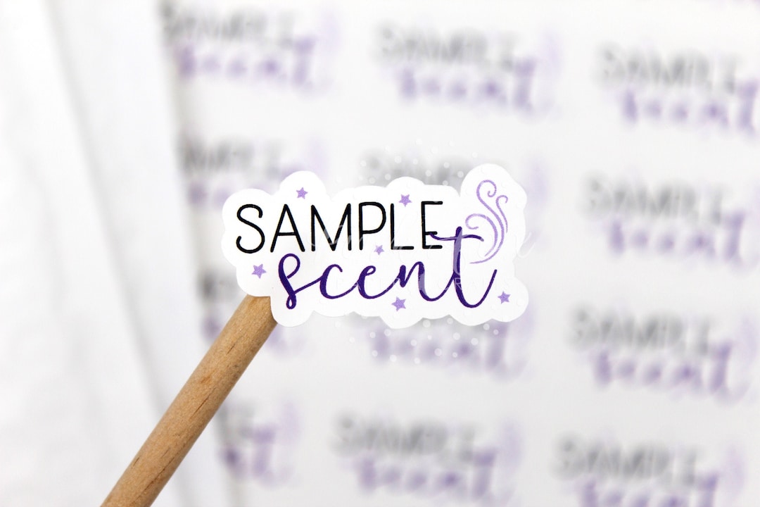 Sample Scent Stickers, Smells Like Happy Mail, Small Business Stickers ...