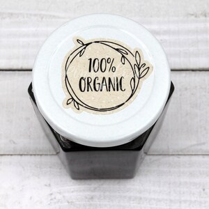 100% Organic Sticker, Recycled Eco Friendly Sticker, All Natural and ...