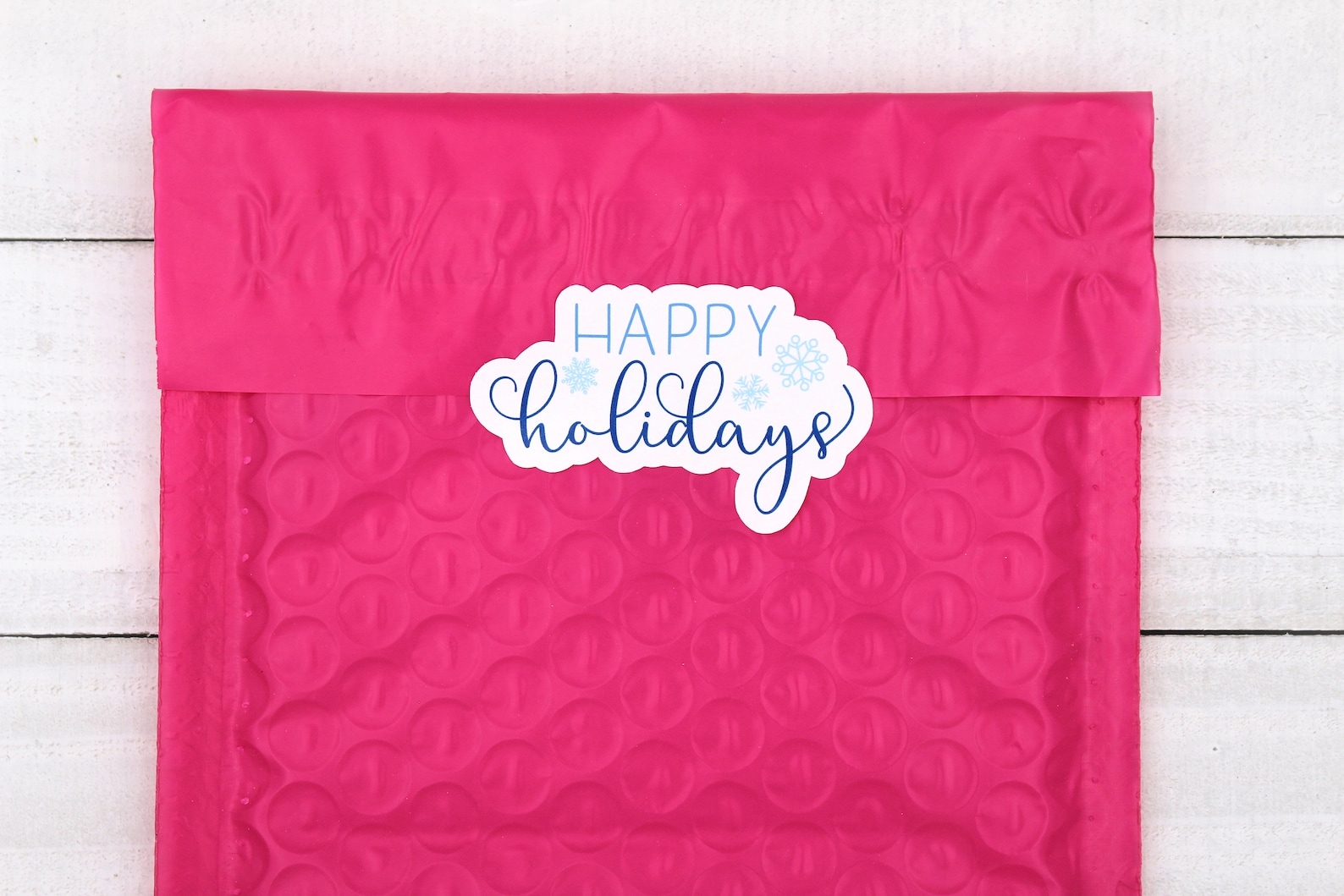 Happy Holidays Stickers Happy Mail Sticker Christmas Card - Etsy