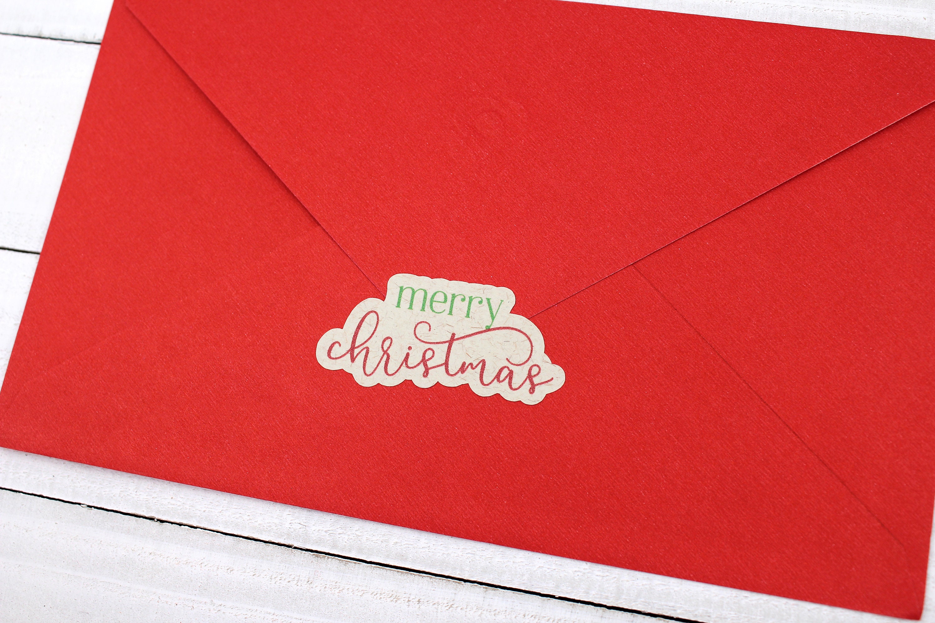 Merry Christmas Stickers, Happy Mail Sticker, Christmas Card Stickers ...