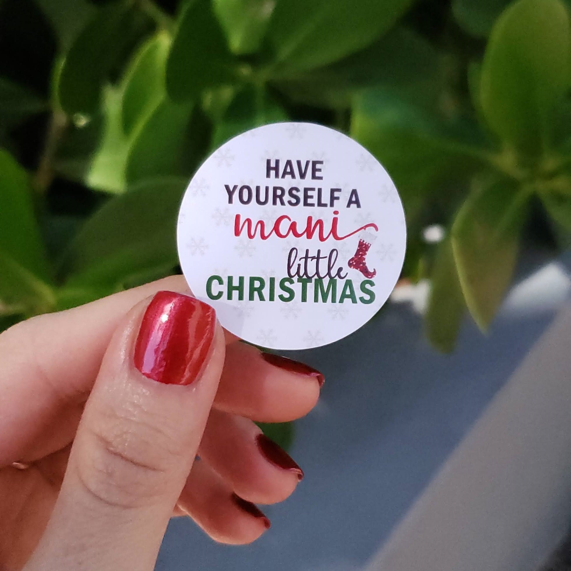 Have Yourself A Mani Little Christmas Stickers Nail Mail - Etsy