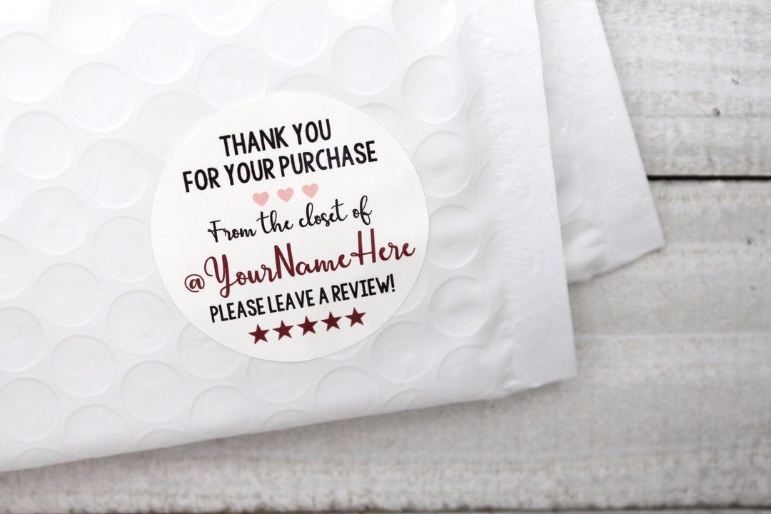 Poshmark Sticker, From the Closet Of, Posh Love Review Stickers ...