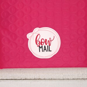 Bow Mail Stickers, Bow Life, Bow Maker, Custom Bow Sticker, Hair Bow ...