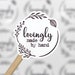Lovingly Made by Hand, Etsy Sticker, Handmade Gift, Shipping Sticker ...