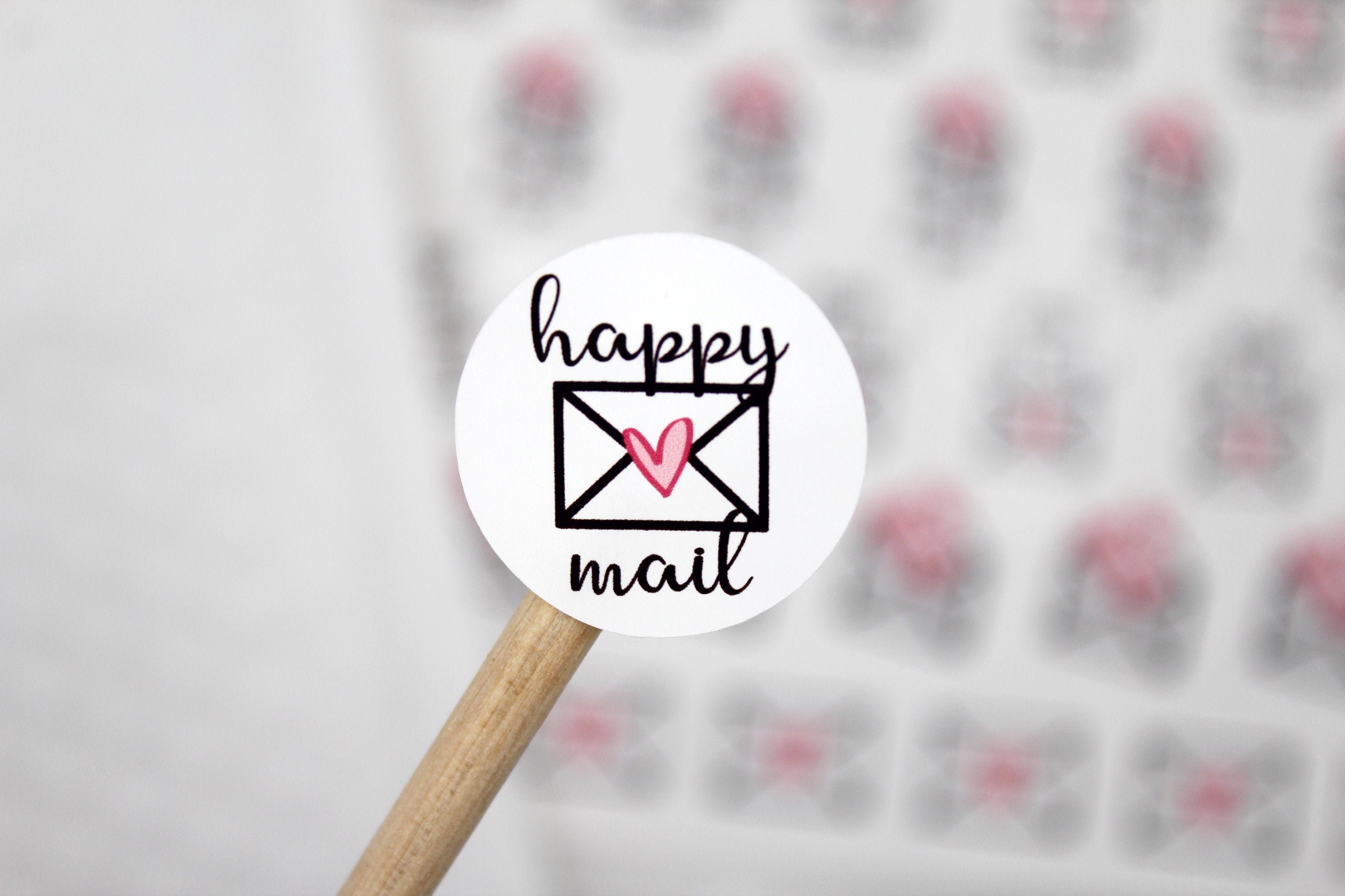 Happy Mail Sticker Set Thanks For Supporting Small Business | Etsy