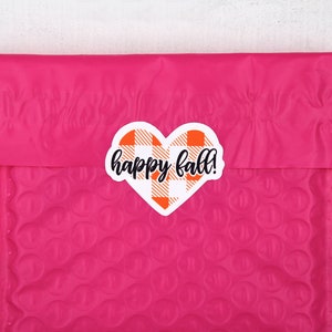 Fall & Halloween 30 Sample Sticker Pack, Happy Mail Sticker Set, Small ...