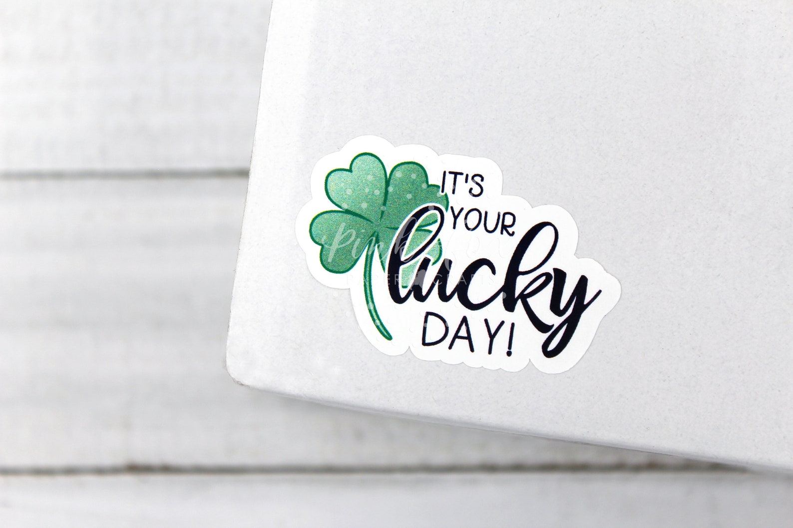It's Your Lucky Day Happy Mail Sticker St. Patrick's - Etsy