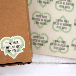 Please Reuse Repurpose or Recycle This Mailer Box, Recycle Heart ...