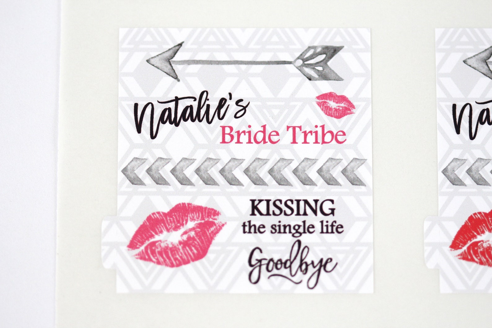 Bride Tribe Lip Balm Kissing the Single Life Goodbye Favor | Etsy