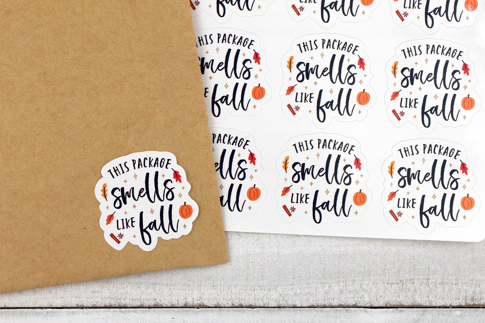 This Package Smells Like Fall, Happy Mail Stickers, Essential Oil ...