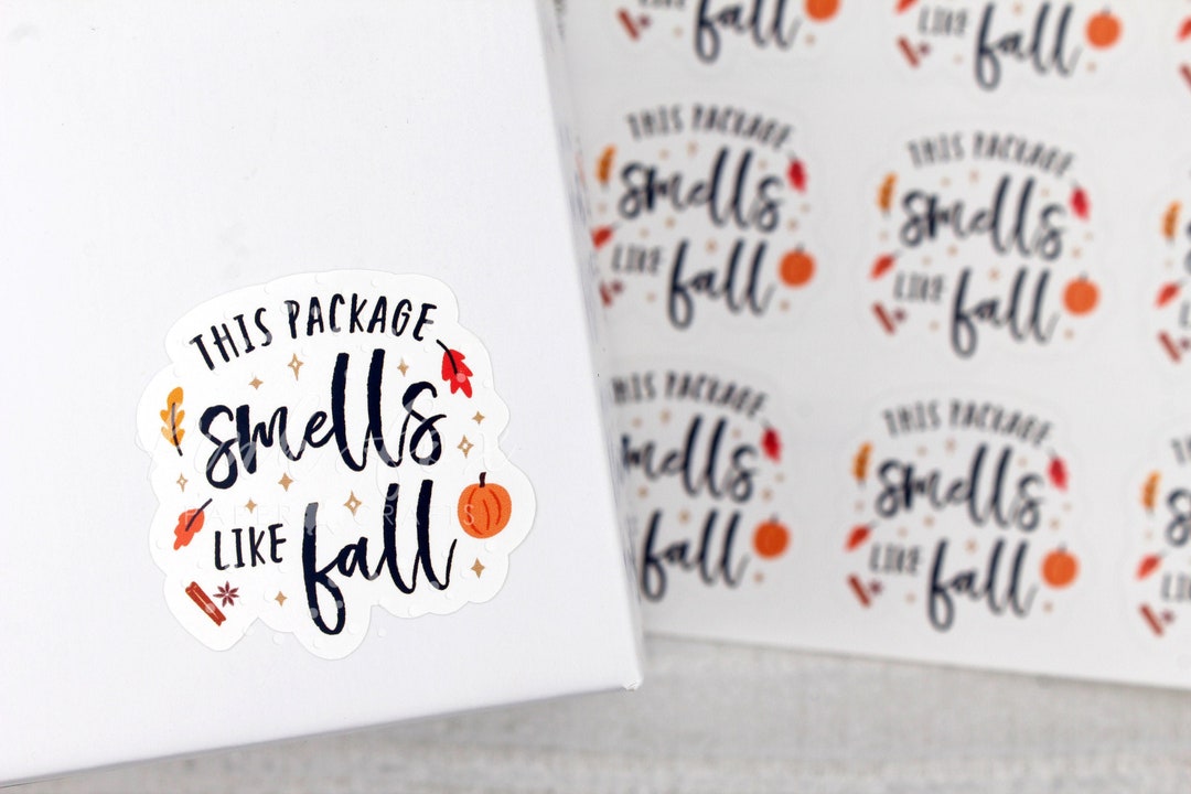 This Package Smells Like Fall, Happy Mail Stickers, Essential Oil ...
