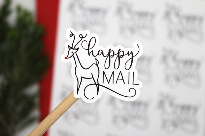 Christmas 32 Sample Sticker Pack, Happy Mail Stickers, Christmas Card ...