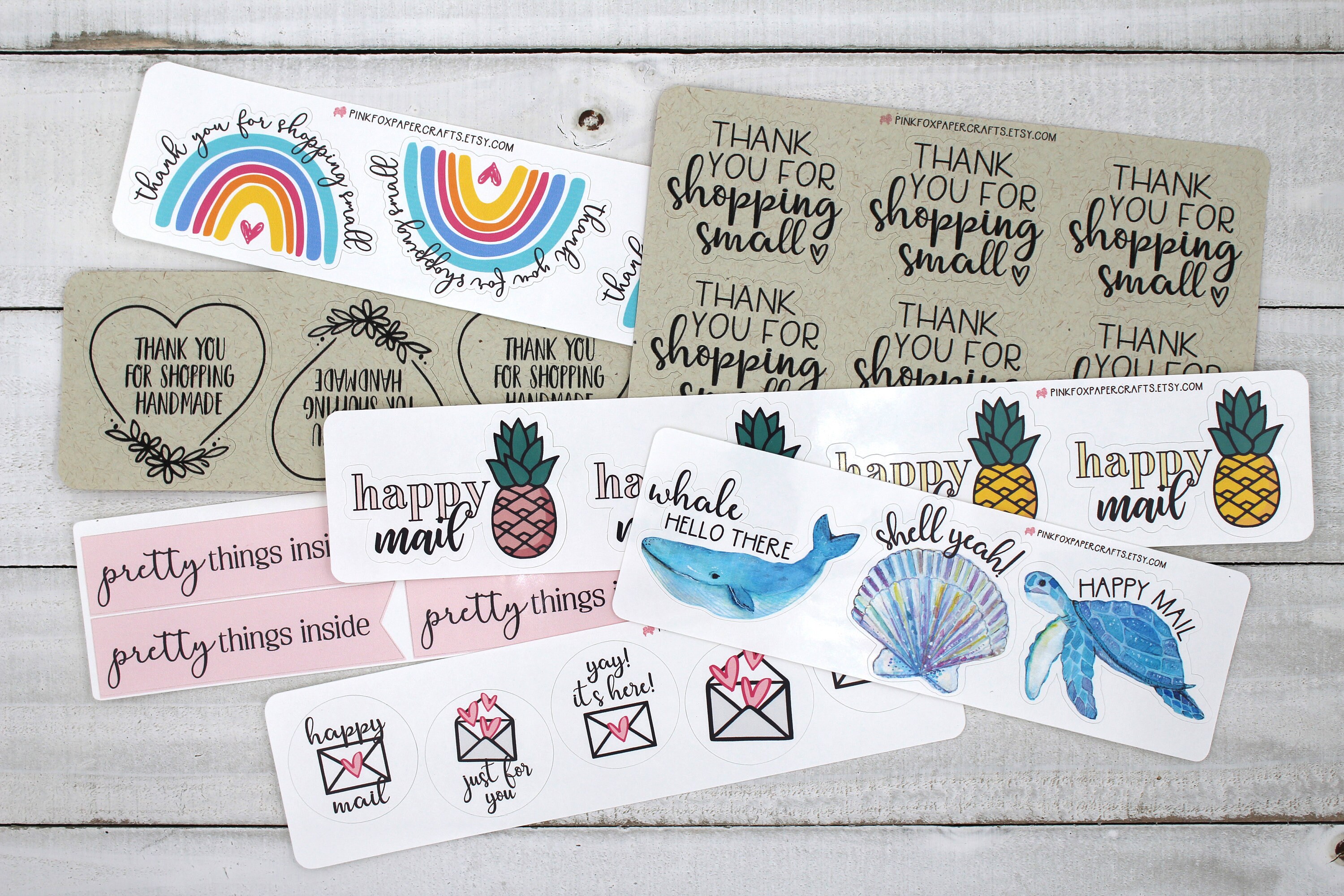 Sticker Sample Pack 30 Sticker Variety Pack Happy Mail - Etsy