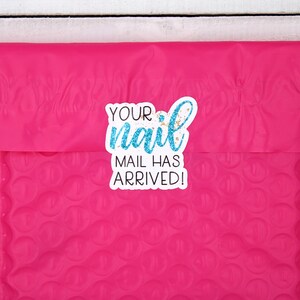 Your Nail Mail Has Arrived Stickers, Nail Wrap, Nail Polish, Happy Mail ...