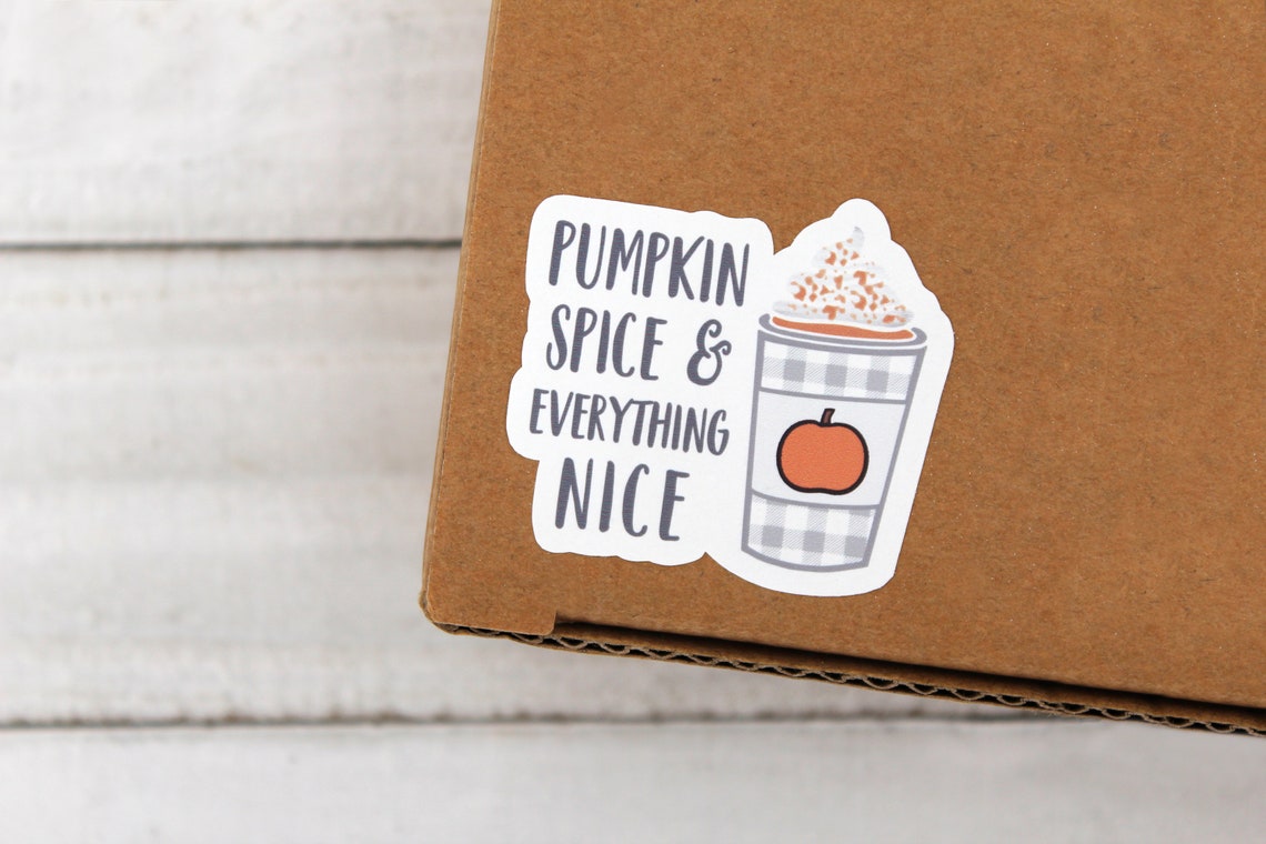 Fall & Halloween 30 Sample Sticker Pack, Happy Mail Sticker Set, Small ...