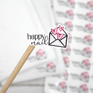 Happy Mail Stickers, Thank You Stickers, Thank You for Supporting My ...