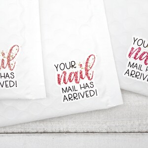 Your Nail Mail Has Arrived Stickers, Nail Wrap, Nail Polish, Happy Mail ...
