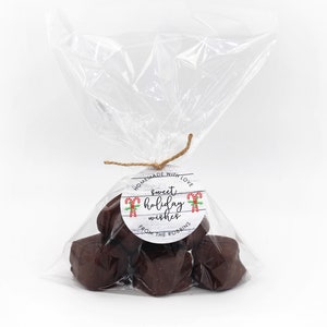 Sweet Holiday Wishes Gift Tag, Cute Holiday Christmas, Handmade Baked ...