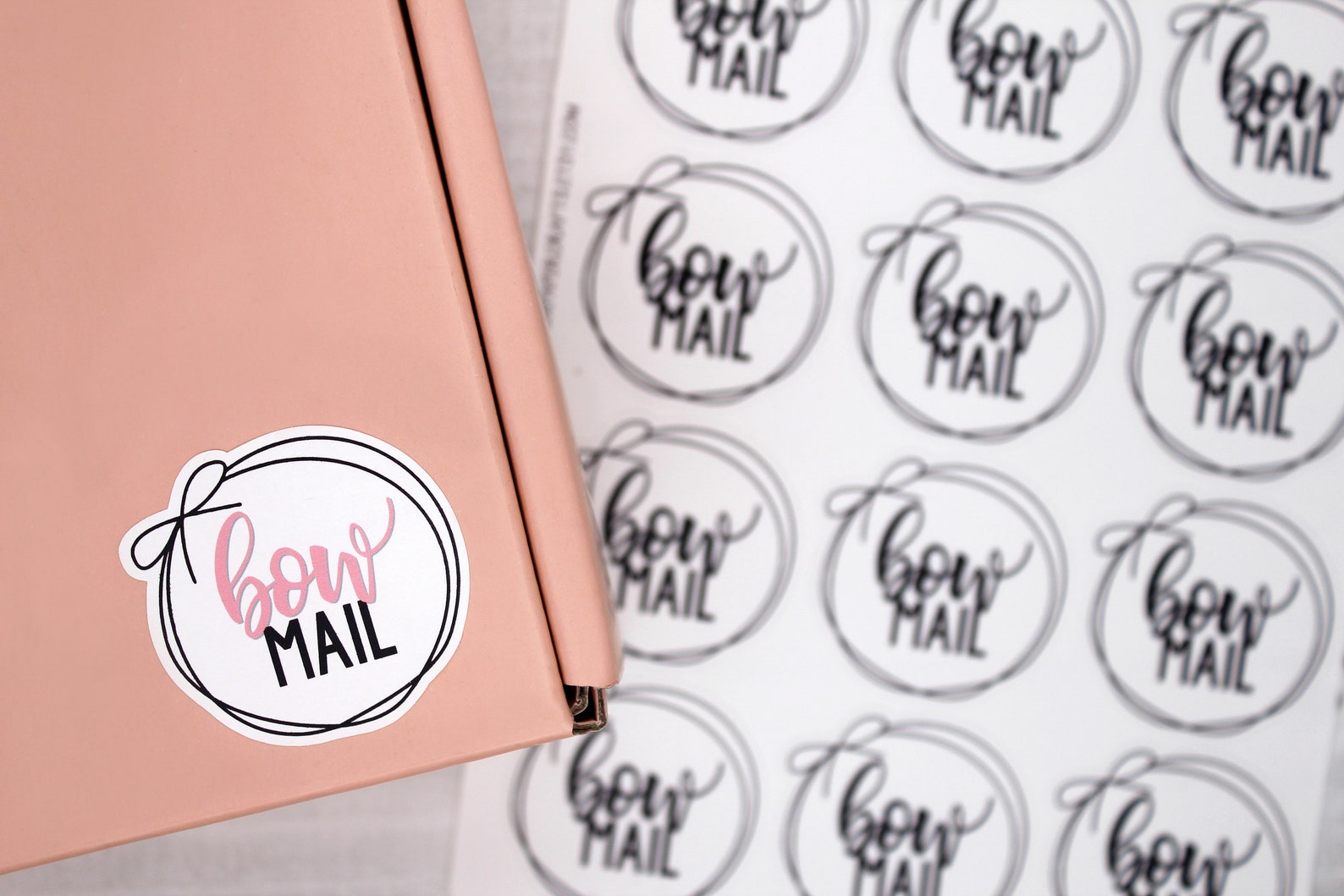 Bow Mail Stickers Bow Life Bow Maker Custom Bow Sticker - Etsy