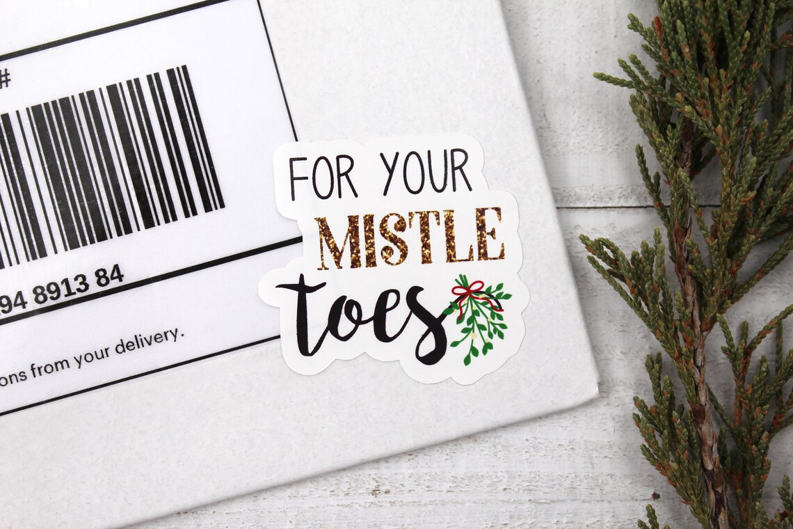 For Your Mistle Toes Christmas Stickers, Nail Mail, Nail Wrap, Nail ...