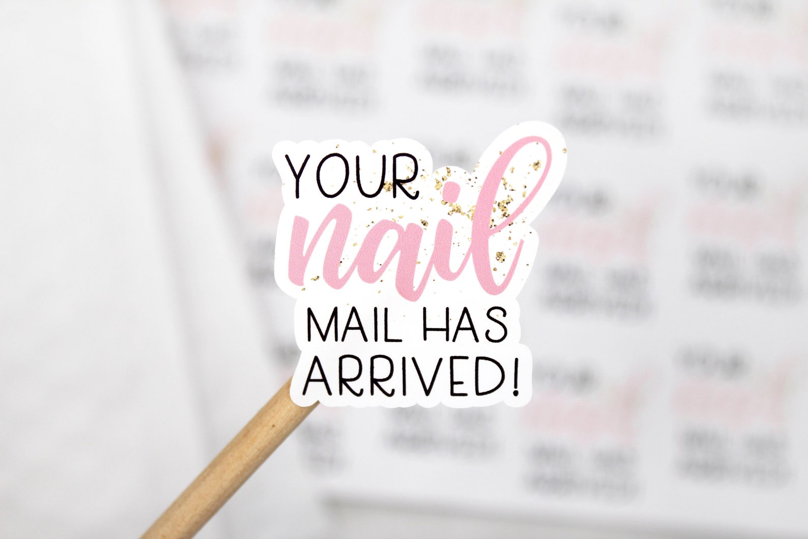 Your Nail Mail Has Arrived Stickers Nail Wrap Nail Polish | Etsy