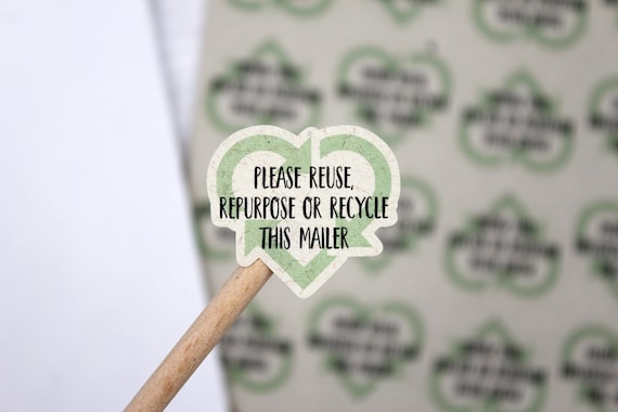 Please Reuse Repurpose or Recycle This Mailer Box Recycle | Etsy