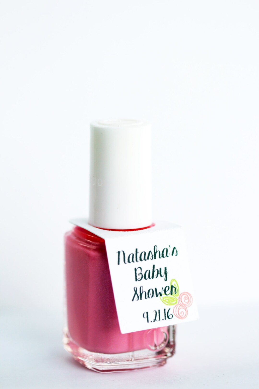 Nail Polish Favor Tags, Thank You Favor Tags, Shower Tags, Baby Shower ...